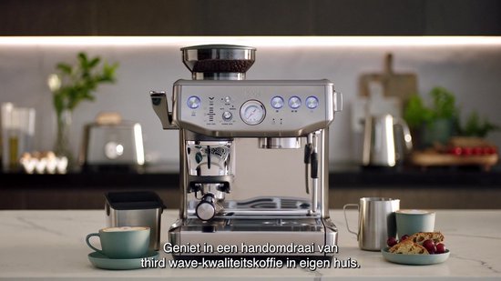 Sage SES876ALM the Barista Express Impress Almond Nougat ...