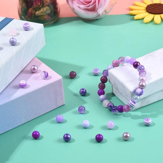 Dailygoody - Gemengde Stijlen Acryl Kralen DIY Kit - Creatieve Kralen ...