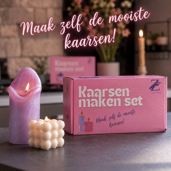 ZoeZo Design - Kaarsen maken set - Perfect voor beginners - Zelf ...