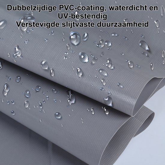 SHANNA Heavy Duty Transparant Afdekzeil - Waterdicht & UV-Bestendig ...