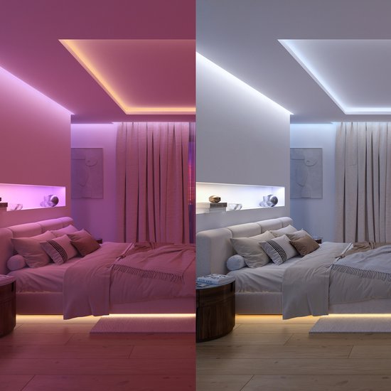 Philips Hue Flux Bande LED 7 mètres - Lumière blanche et colorée ...