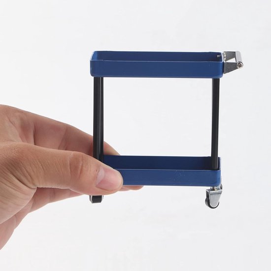 Mini 2-Tier Gereedschapswagen - Mobiele Werkplaats voor Garage en ...