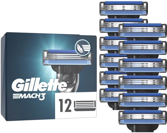 Gillette Scheermesjes Mach 3 - 12 stuks | bol