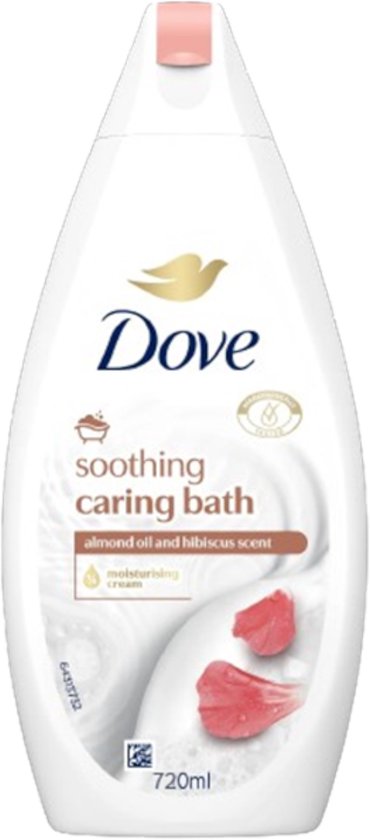 Dove Bad - Soothing almond oil & hibiscus scent - 720ml - 8720181494239 | bol