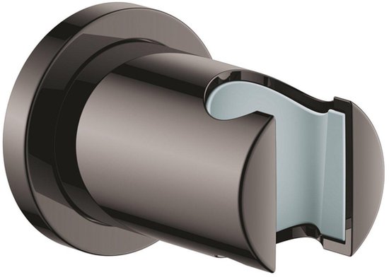 GROHE Rainshower Wandhouder - rond - hard graphite (antraciet glanzend ...