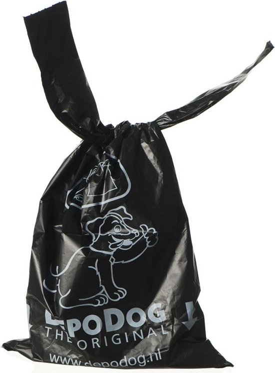 DepoDog Hondenpoepzakjes Zwart 1.600 stuks 7103-1600 | bol.com