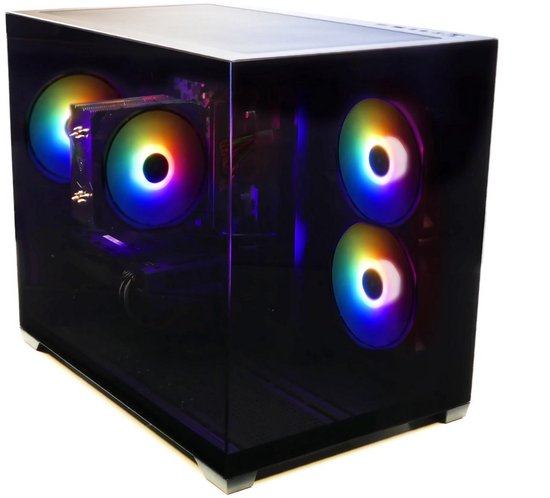 Gamdias Aura GC10M RGB Aquarium Gaming Case - mATX Game PC / Computer ...