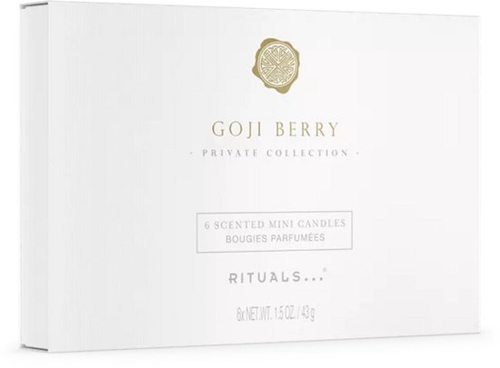 Rituals Goji Berry Scented Candle Mini 6 stuks | bol