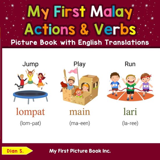 Teach & Learn Basic Malay words for Children 8 - My First Malay Action ...