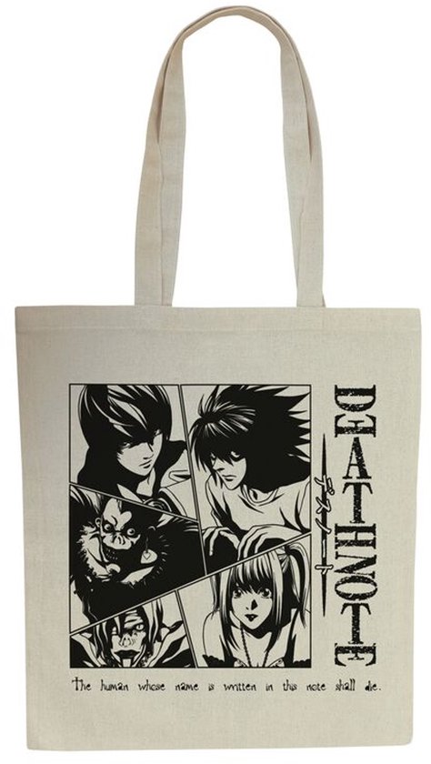 Death Note Personages Linnen tas meerkleurig Katoen - Anime, Fan merch ...