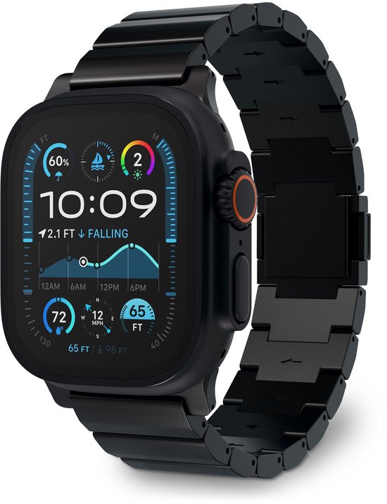 DECODED Titanium Traction Band - Black Titanium - Magnetische Horloge ...