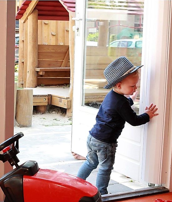 Jippie's - Finger Alert Professional Deurstrip 229 cm - Wit | bol