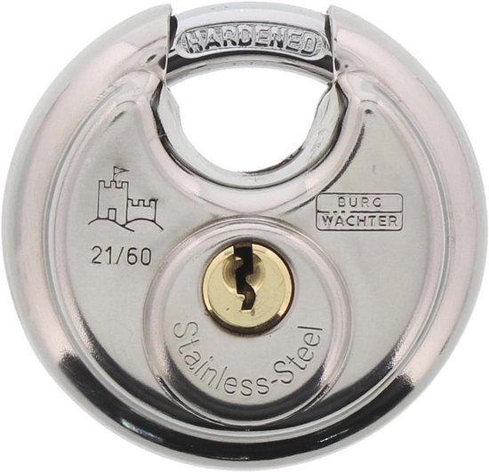 Hangslot met 8 mm Beugeldikte en Klembescherming voor Kasten, Poorten ...
