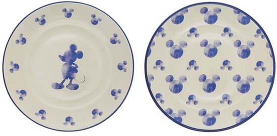 Disney Home - Mickey Mouse Side Plates (set) Borden | bol