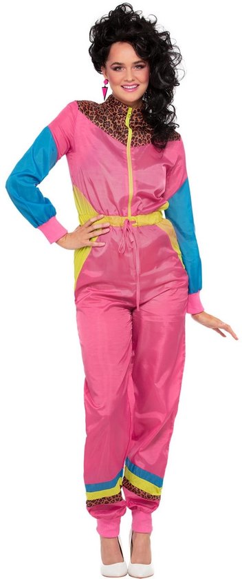 Lekker Fout 80s Panter Apres Ski Pak Roze Vrouw | bol