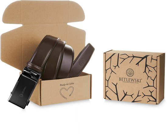 C35-BA BRUIN 135 ELITE heren leren riem | bol