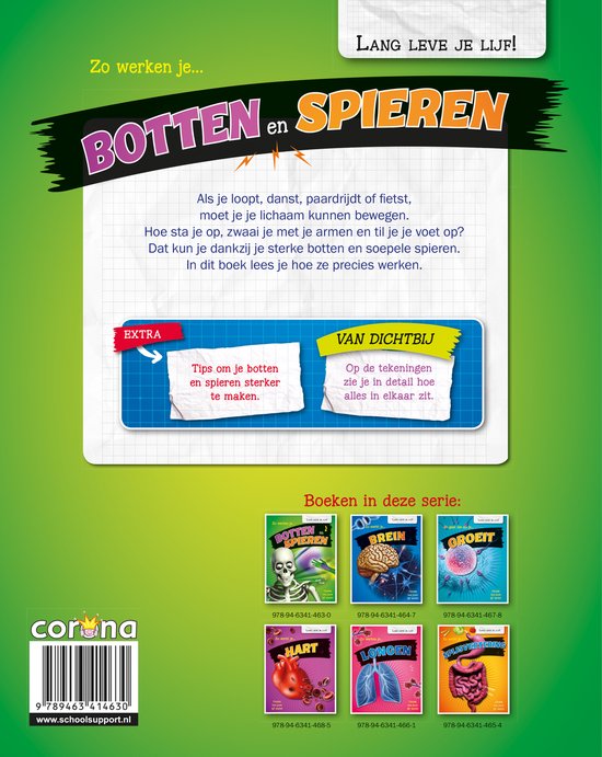 Lang leve je lijf! - Zo werken je botten en spieren | 9789463414630 ...