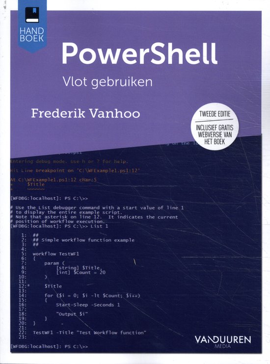 Handboek - PowerShell vlot gebruiken | 9789463562881 | Frederik Vanhoo | Boeken | bol