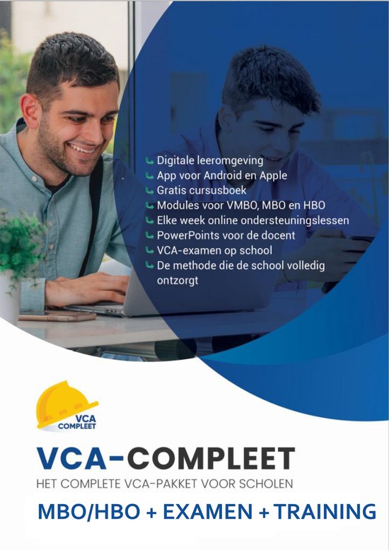 VCA-Compleet - VCA-Compleet MBO/HBO + examen + training | 9789491595578 | A.J.... | bol