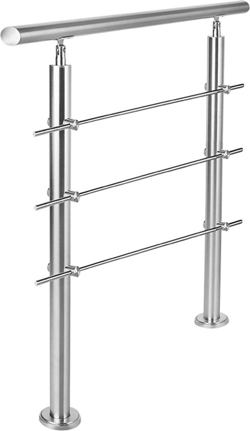 Aufun Trapleuning Roestvrij Stalen - 150cm - Leuning voor Binnen en ...