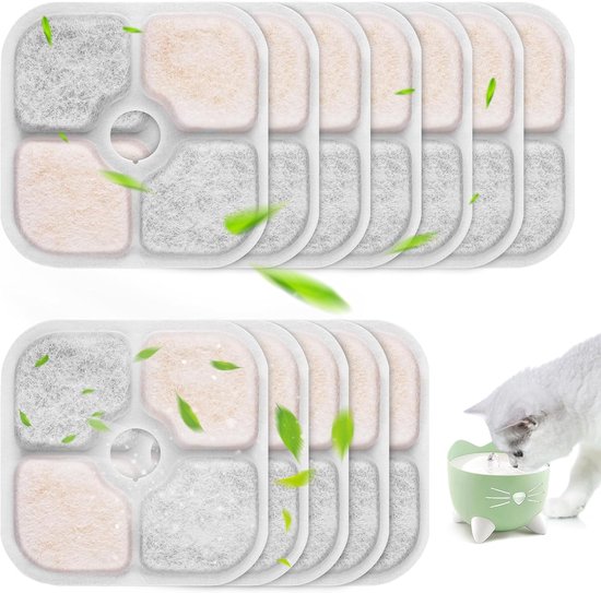 Huisdier Fontein Filters - 12 Stuks - Kat Water Dispenser Filters ...