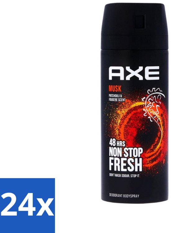 Axe - Deodorant Bodyspray - 48hrs Non Stop Fresh - Musk - Patchouli ...