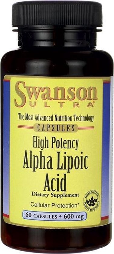 Swanson Health Ultra Alpha Lipoic Acid 600mg - ALA- 60 Capsules | bol