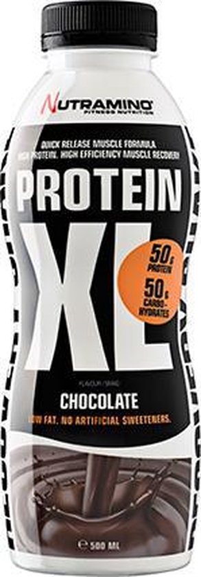 Nutramino Protein XL Recovery Shake-Chocolate- 12 x 500 ml | bol.com