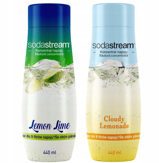 Sodastream - Concentraten Set - Lemon-Lime en Lemonade - 440ml ...