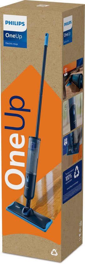 Philips OneUp Elektrische Dweil - Vloerreiniger - Geen emmer nodig ...
