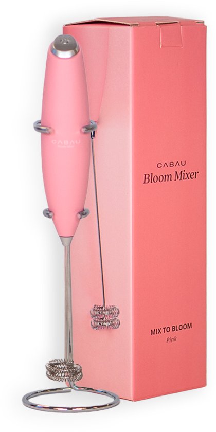 Cabau Bloom Mixer - Pink - Elektrische handmixer - Dubbele whisk ...