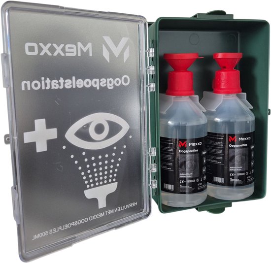 Mexxo Oogspoelstation - Oogdouche - 2 flessen 500ML - Incl ...