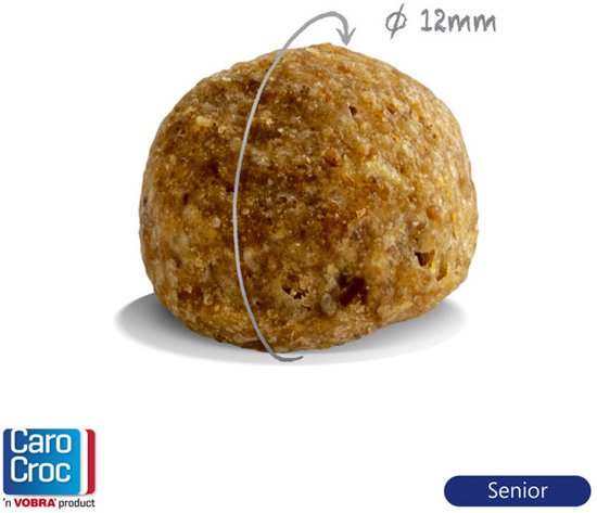 CaroCroc Senior 12,5 kg [18/10] met rocco snacks | bol