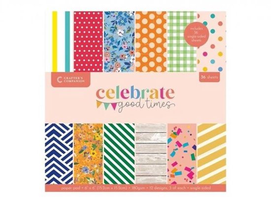 CC - Celebrate Good Times Collection - Paperpad 15x15 cm | bol