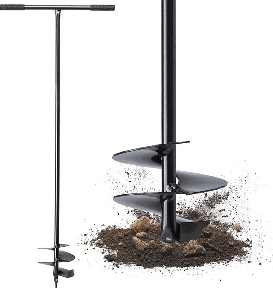 Handboor voor Tuin en Grond – Grondboor, Paalboor en Plantenboor 170 mm ...