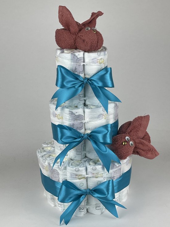 Chouette-Chouette | Luiertaart Neutraal | Kraamcadeau | Geboorte Jongen ...