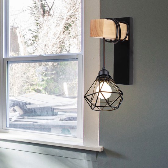 2 Stuks Wandlamp Industrieel E27 Muurlamp Slaapkamer Verstelbaar ...