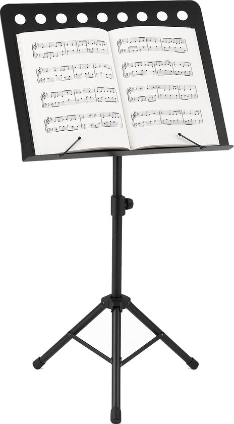 Consumerce® Inklapbare Muziekstandaard – 60-150cm – Voor Bladmuziek – Opvouwbaar... | bol