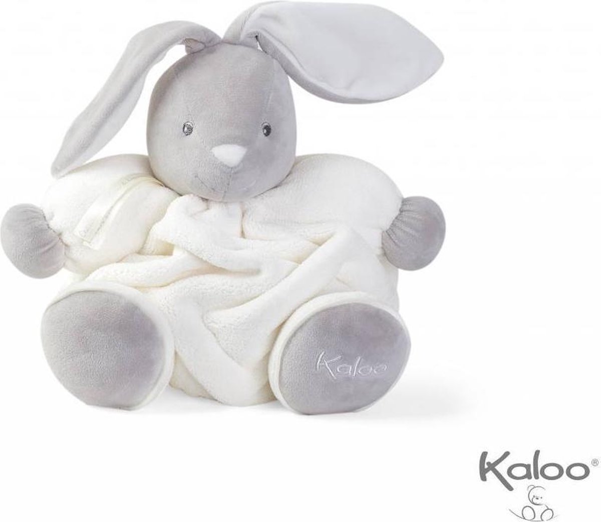 Kaloo Plume Knuffel konijn wit, 30 cm | bol.com
