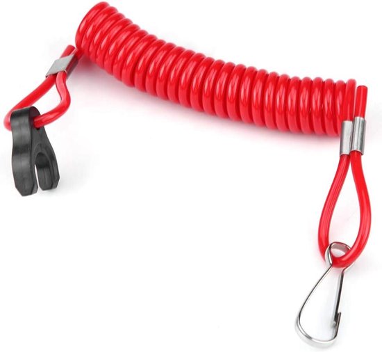 Noodstop Schakelaar voor Buitenboordmotor - Veiligheid Tether Lanyard ...