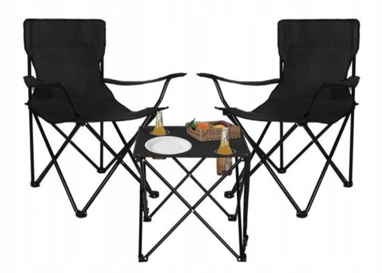 Ilso 2 visstoelen en tafel - kampeer stoelen - camping - comfortabele ...