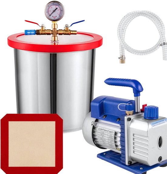 Vacuumpomp - Voor airco - Olie - 4 CFM 1/4 HP - Met 3 Gallon ...