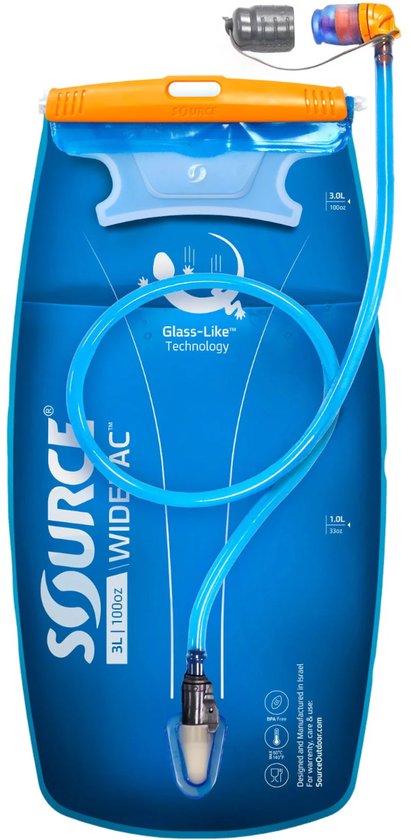 Source drinksysteem Widepac Hydration System 23 - 3L - Alpine Blauw | bol