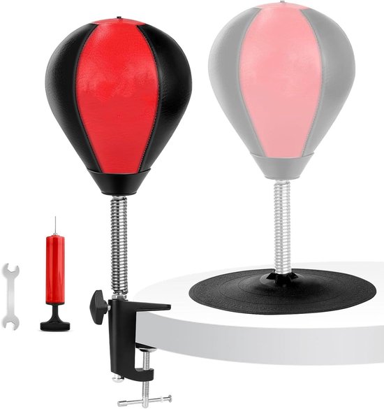 Mini Table Punching Bag with Table Clamp and Suction Cup for Stress ...