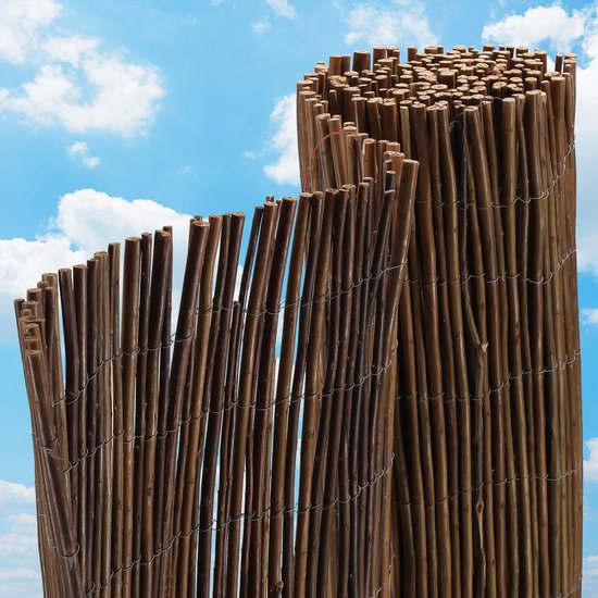 Wilgenmat 180 x 300cm ( HxB) Wilgenmatten wilgenrol tuinscherm ...