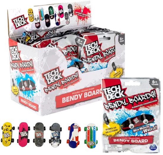 Tech Deck Bendy Board gummetje - Blind Bag - Uitdeelcadeau | bol