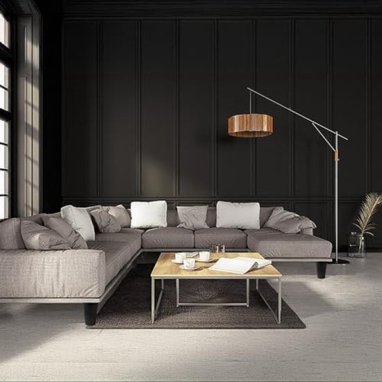 PolkaHome 4 stuks 12 cm meubelpoten van hout, conisch ijzer, voor tafel ...