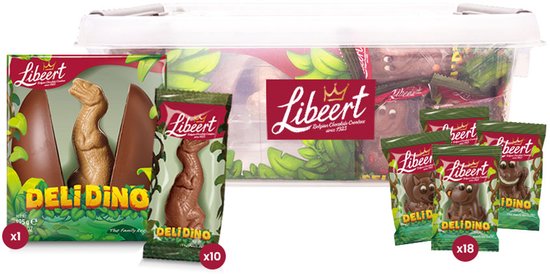 Libeert Deli Dino kidsbox - chocolade voor Pasen - Belgische chocolade ...
