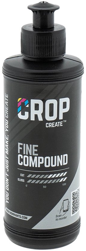 CROP Fine Compound 250ml - Fijn Polijstpasta - Polijstmiddel auto ...