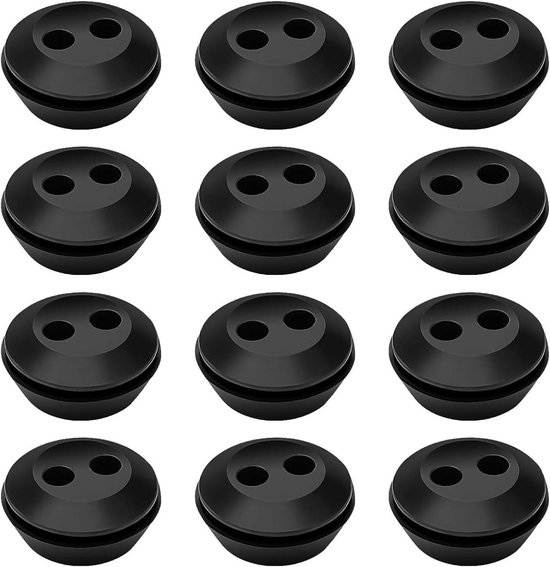 Fuel Tank Rubber Stopper 2 Holes Rubber Seal for Brush Cutter, Lawn ...